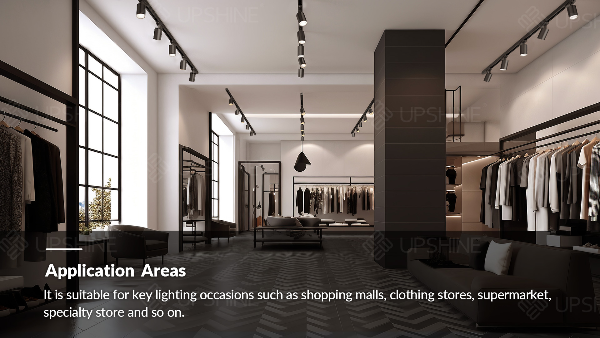 TL129 LED Track Light - UPSHINE Lighting