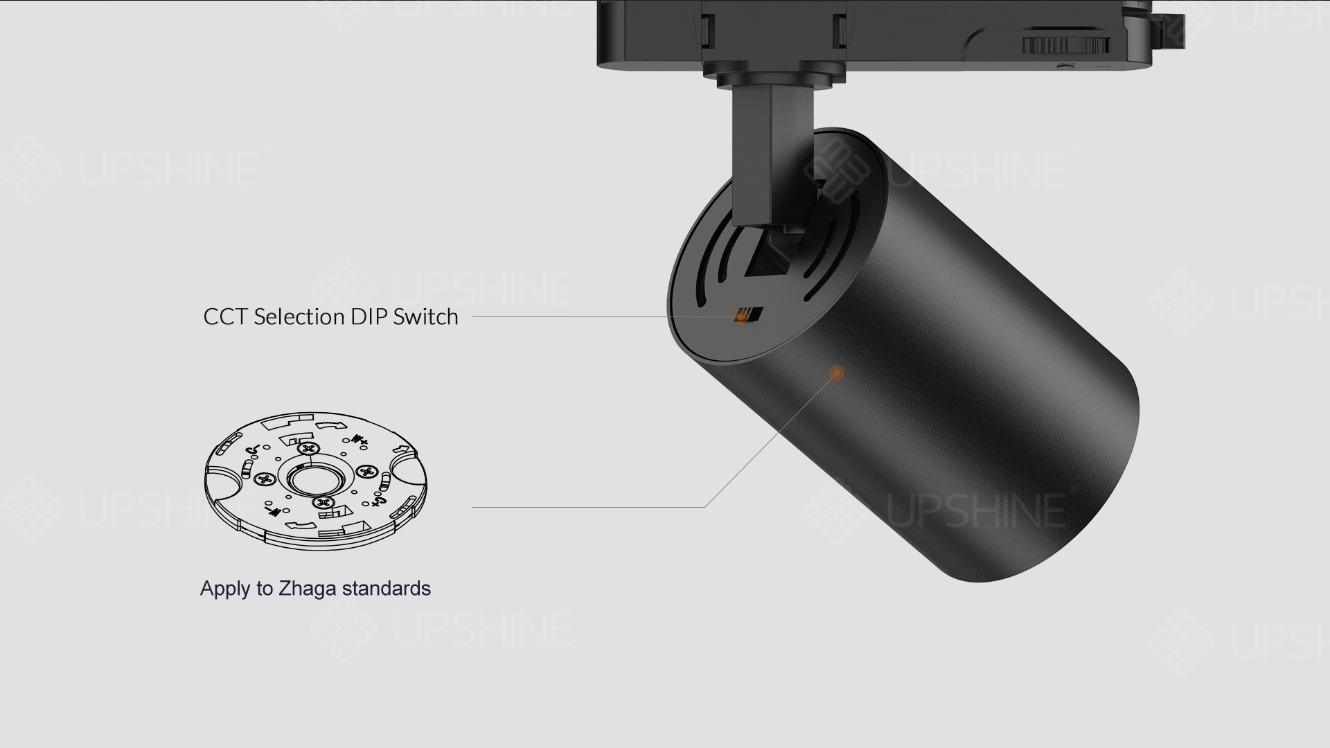 TL129 LED Track Light - UPSHINE Lighting