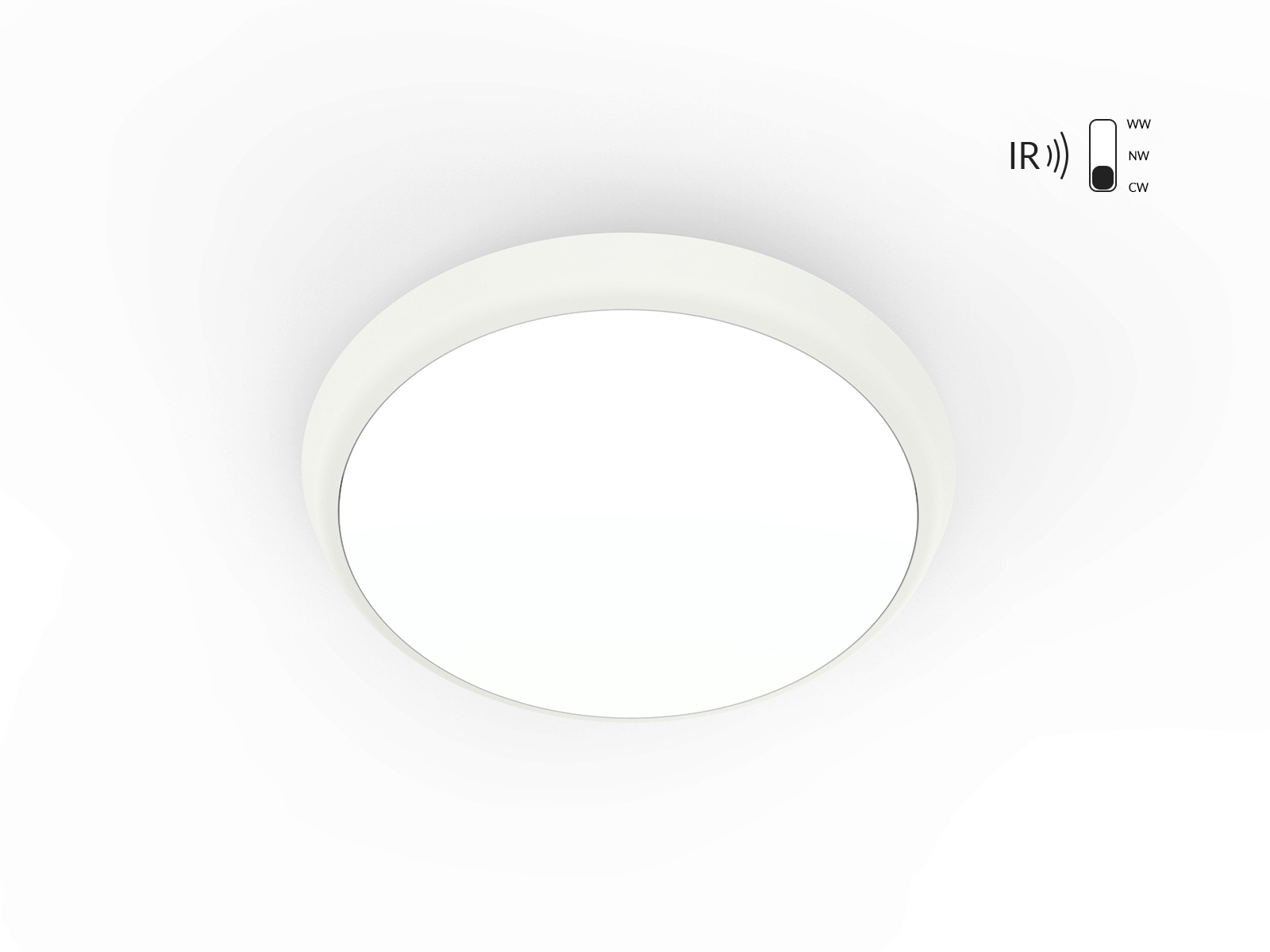 10-Inch 12W Super Slim Ceiling With Daylight Sensor - UPSHINE Lighting