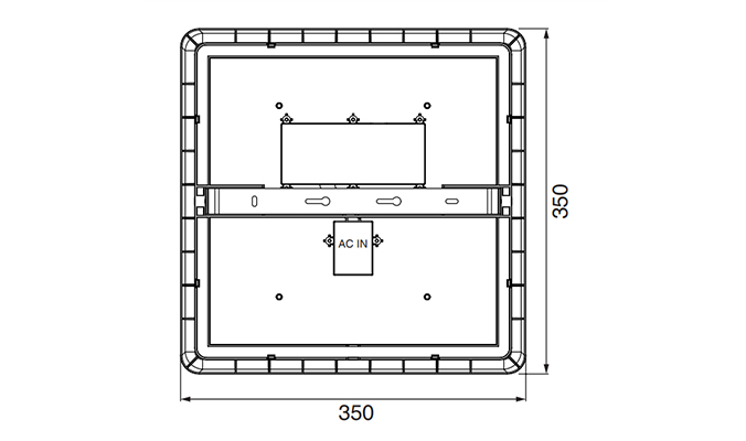 Dimmable 14 Inch LED Ceiling Light 25W - UPSHINE Lighting