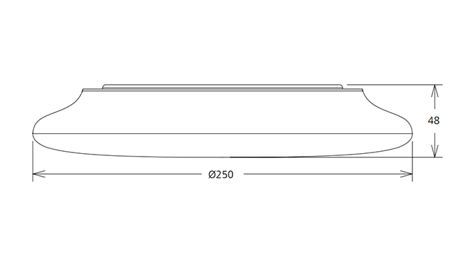 10 Inch 12W Ultra Slim LED Ceiling Light - UPSHINE Lighting