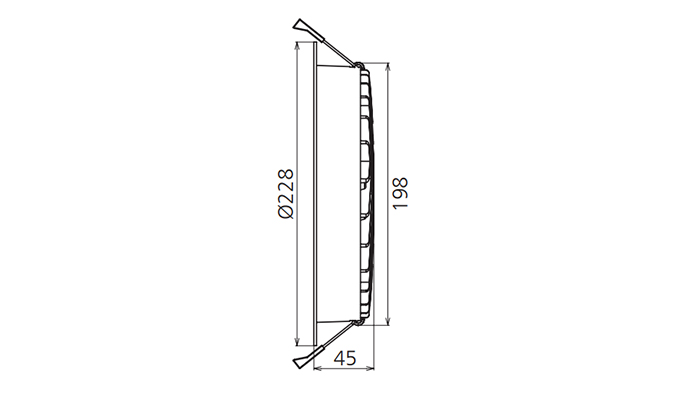 8 Inch CCT Changing Downlight - UPSHINE Lighting