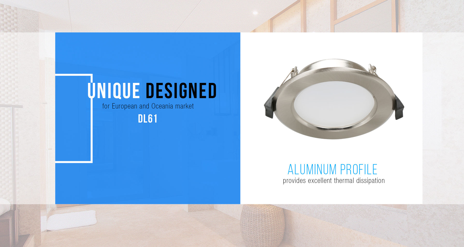 DL61 IP54 Waterproof SMD LED Downlight | UPSHINE Lighting