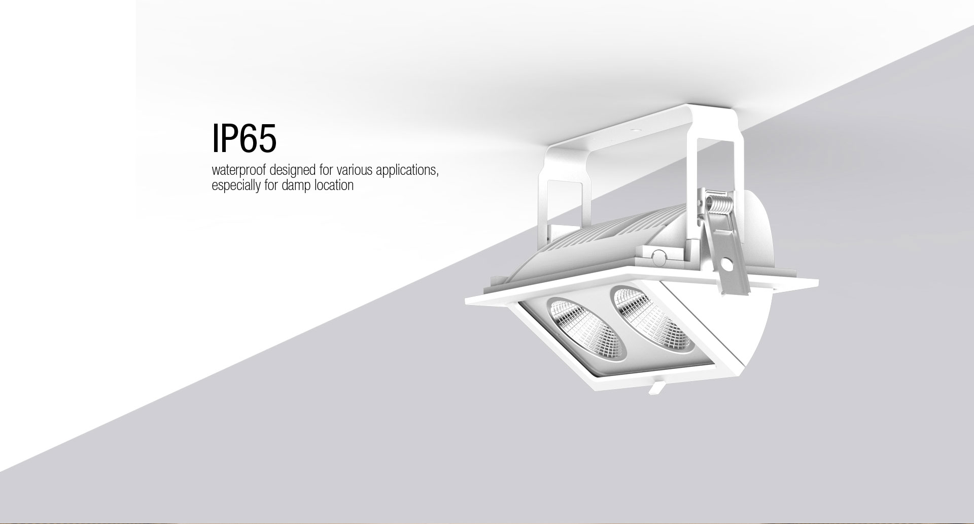RD01-B IP65 Rectangular COB LED Downlight | UPSHINE Lighting